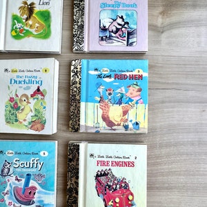 Mini Little Golden Books Vintage Early 1990s Set Lot of 8 Little Red ...