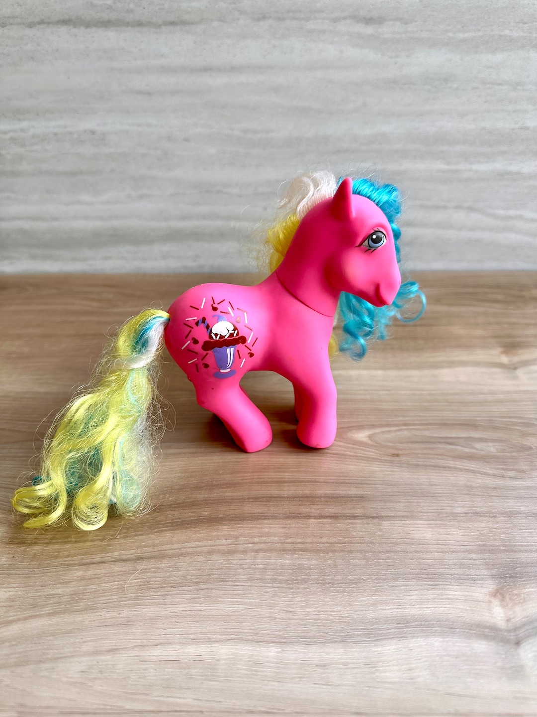 Vintage 1980's Chocolate Delight My Little Pony - Sippin' Soda Pony ...