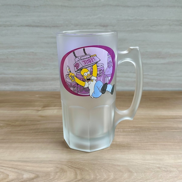 Simpsons Beer Glass - Etsy
