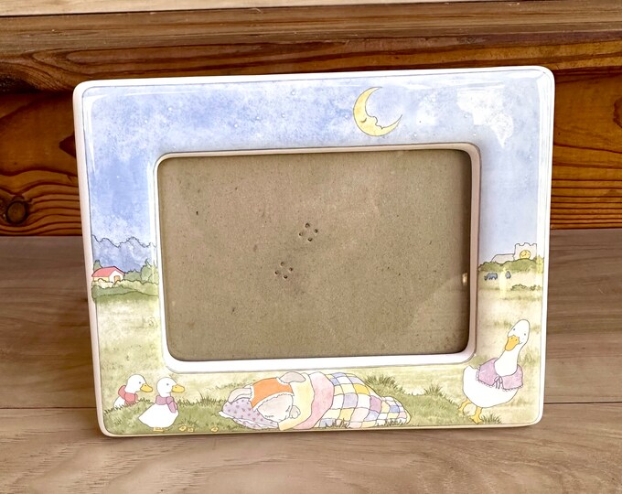 Vintage 1987 Terragrafics Ceramic Nursery Photo Picture Frame ...