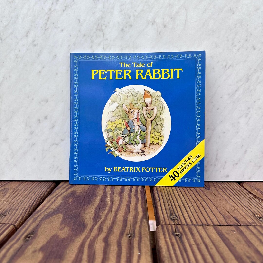 Vintage 1986 the Tale of Peter Rabbit Softcover Book With 40 Collector ...