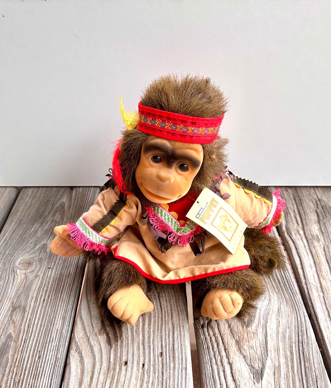 Vintage 1995 Hosung 14 Junior Chimp Hand Puppet Julious Monkey With Tag ...