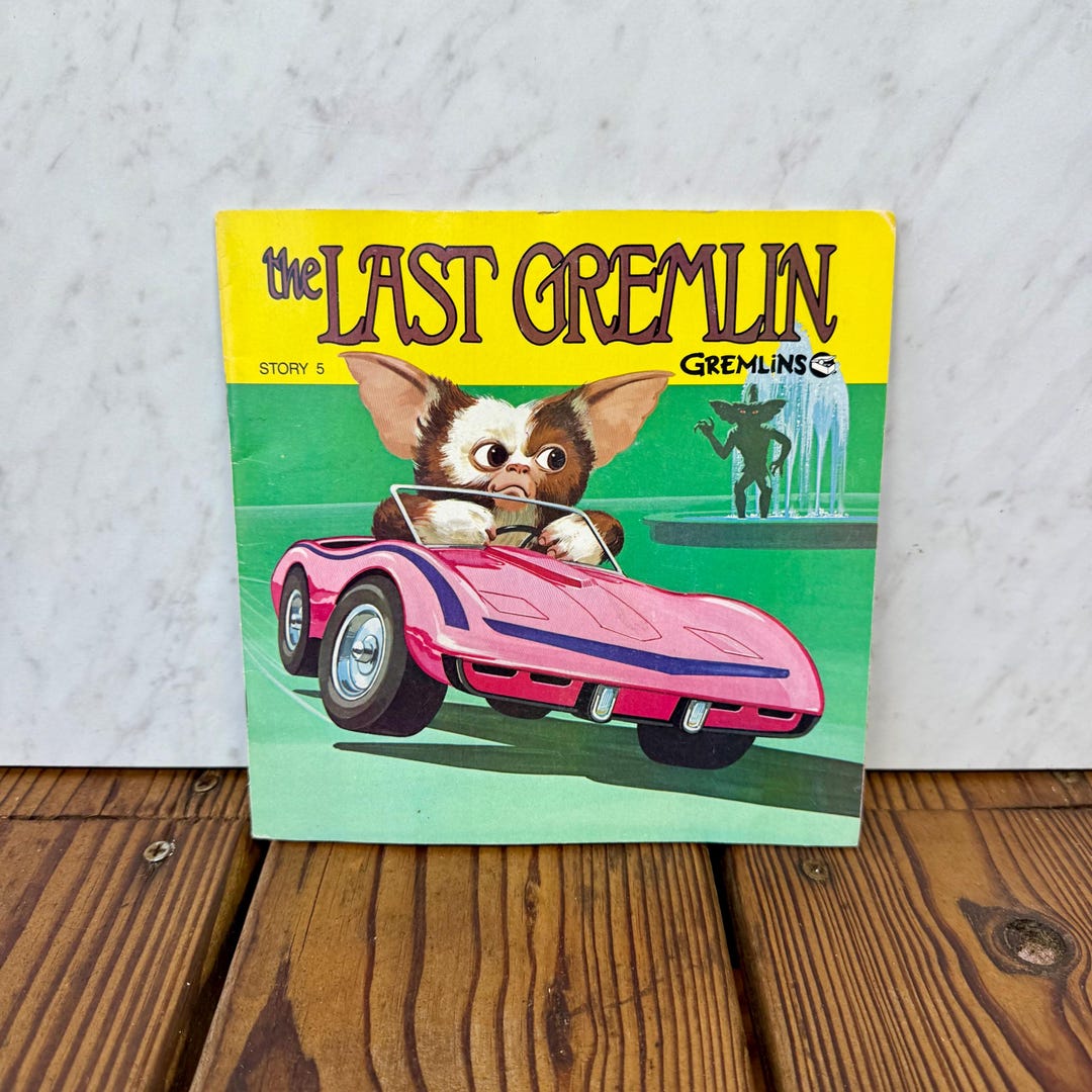 Vintage 1984 Gremlins Adventures Read-along Record - the Last Gremlin ...