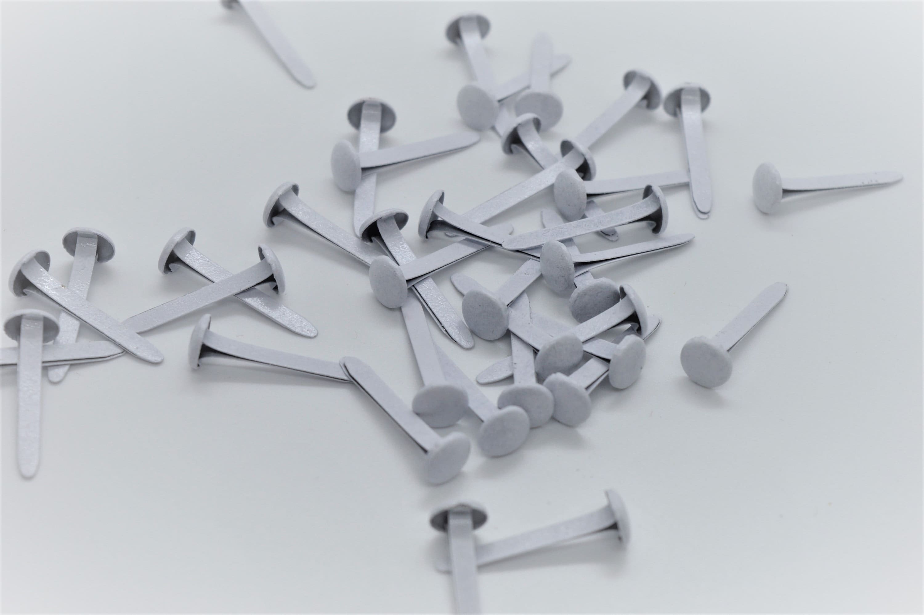 White Paper Clips 25mm Split Pin Fastener Pins Office School Crafts - Etsy
