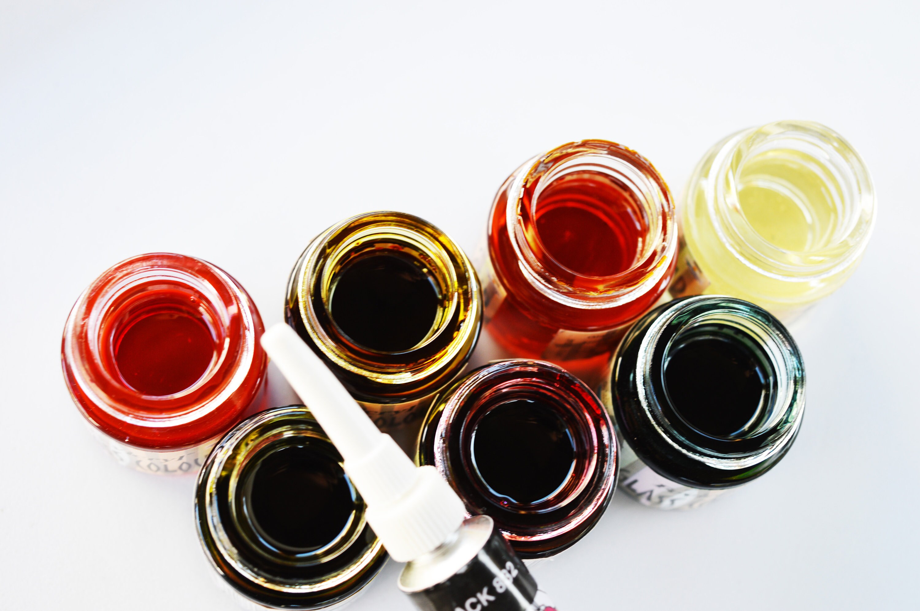 SOLVENT BASED Glass Paints Transparent Stained With Black Out - Etsy UK