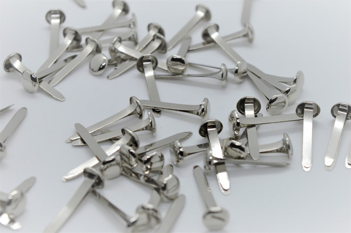 100 Silver Paper Clips 25mm Split Pin Fastener Pins Office - Etsy.de