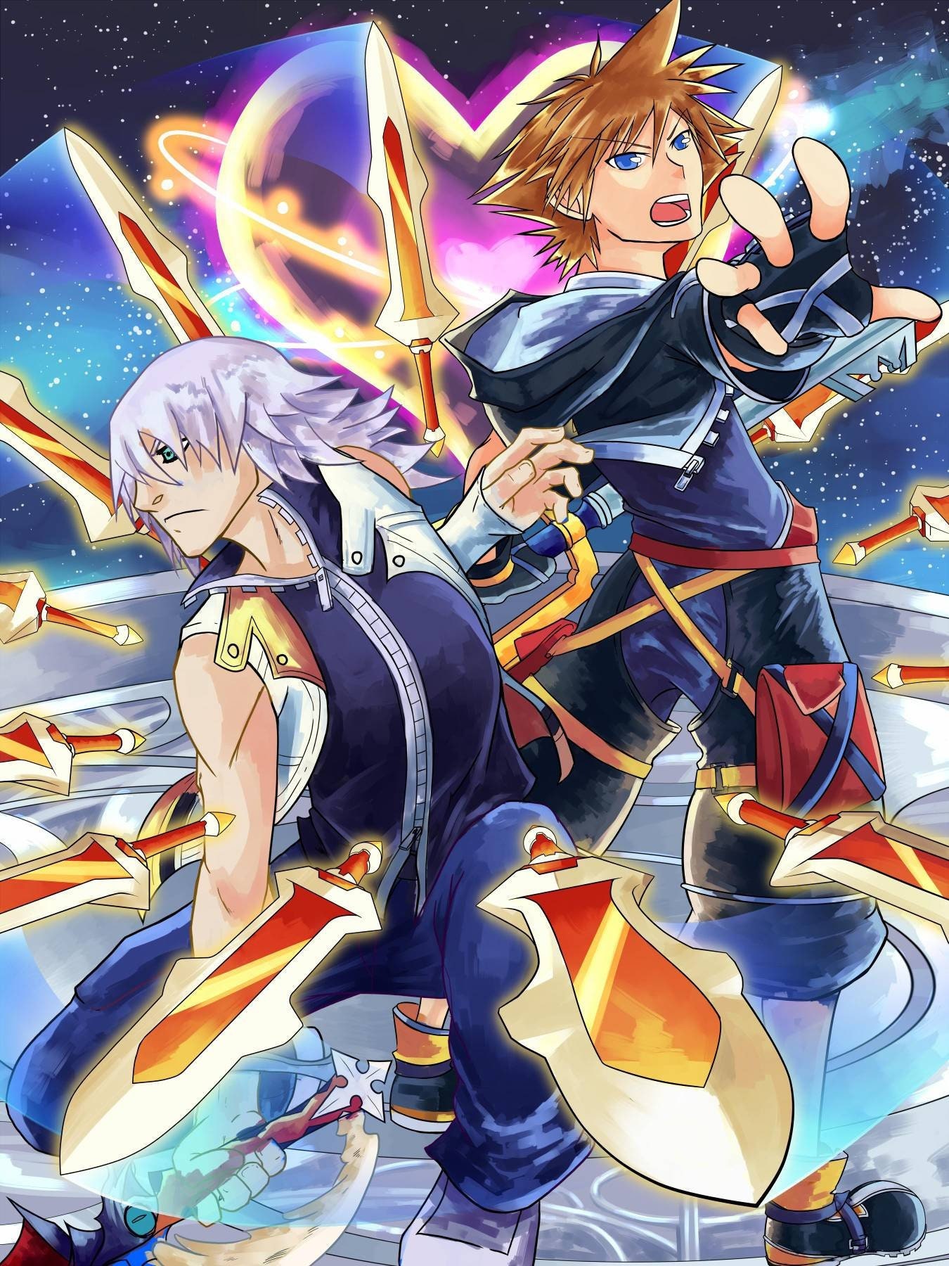 Kingdom Hearts Riku And Sora