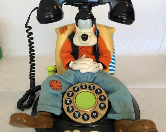 Disney Goofy Animated Talking Telephone - Etsy
