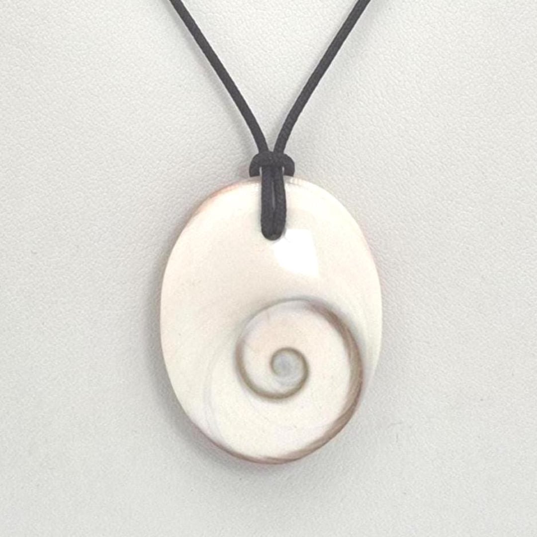 Operculum Pendant Necklace, Free Shipping (26470), Gastropod Necklace ...