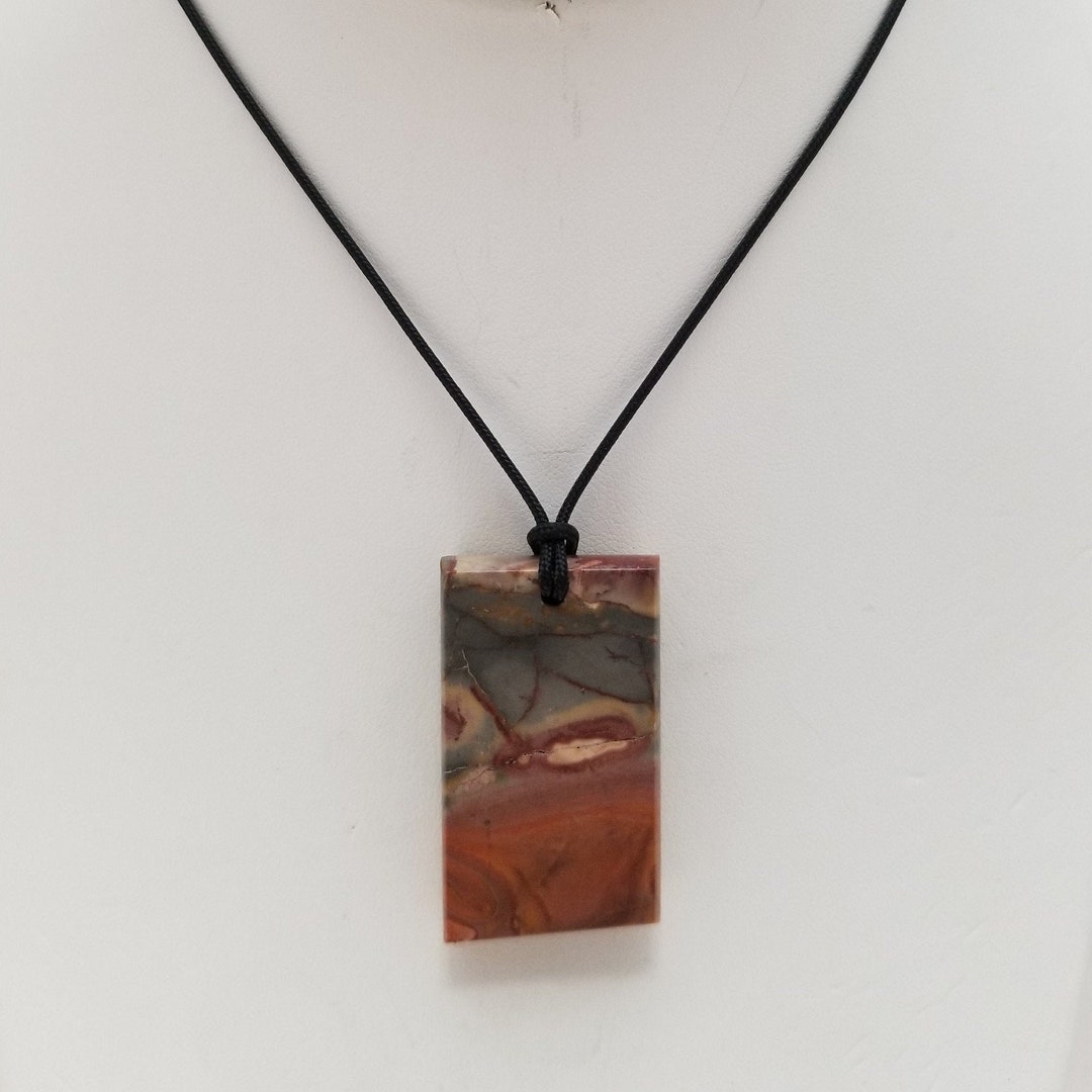 Mojave Marble Pendant Necklace, Free Shipping 18671, Red Marble ...