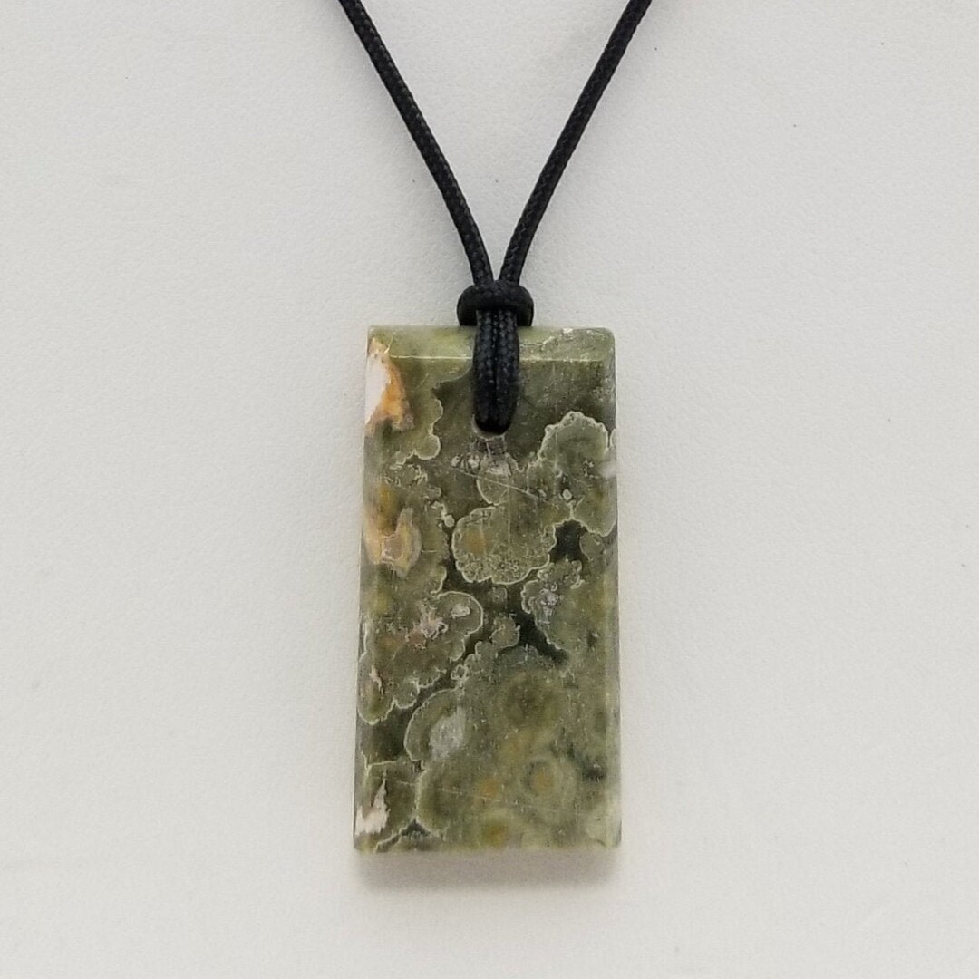 Rainforest Jasper Pendant Necklace, Free Shipping (21489), Rainforest ...