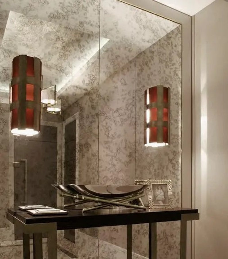 Aging Mirror Tiles . Antique Style Wall Decor. the Price is for 1 Tile ...