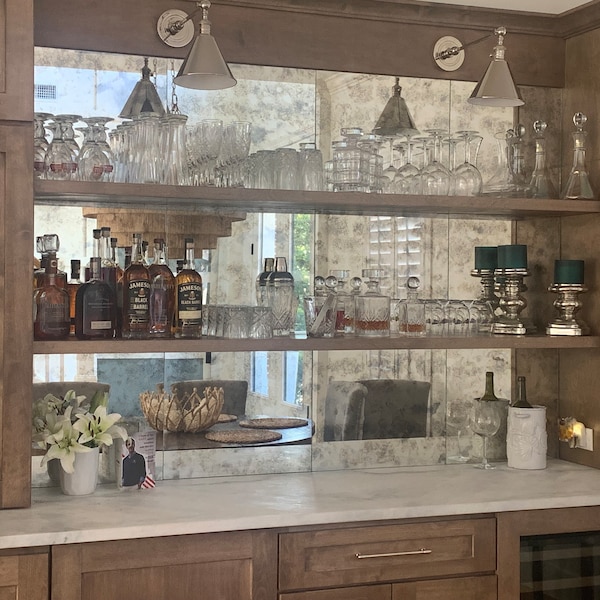 Glass Tile Mirror Tile - Etsy