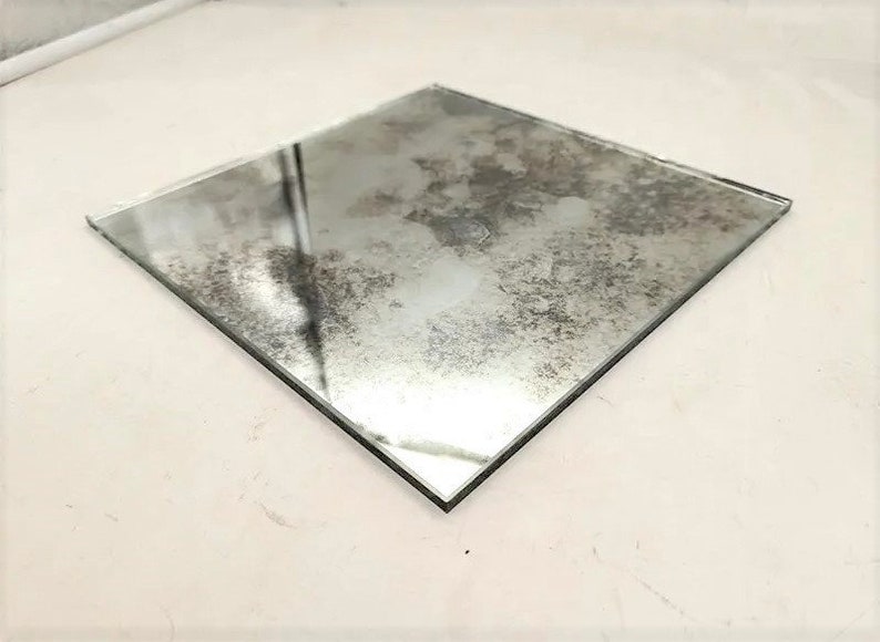 Aging Mirror Tiles . Antique Style Wall Decor. the Price is for 1 Tile ...
