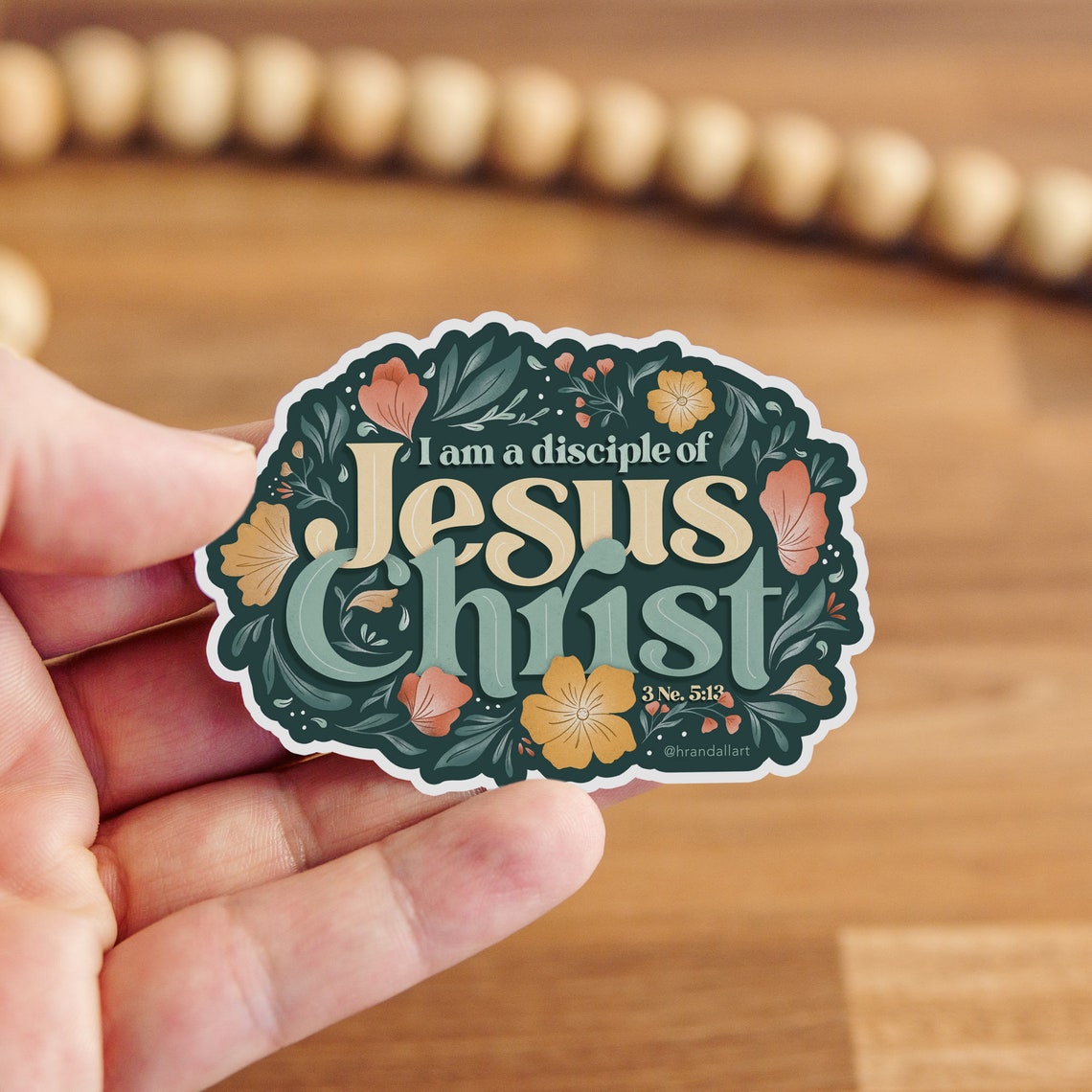 2024 LDS Youth Theme "i Am a Disciple of Jesus Christ" - Card & Sticker ...