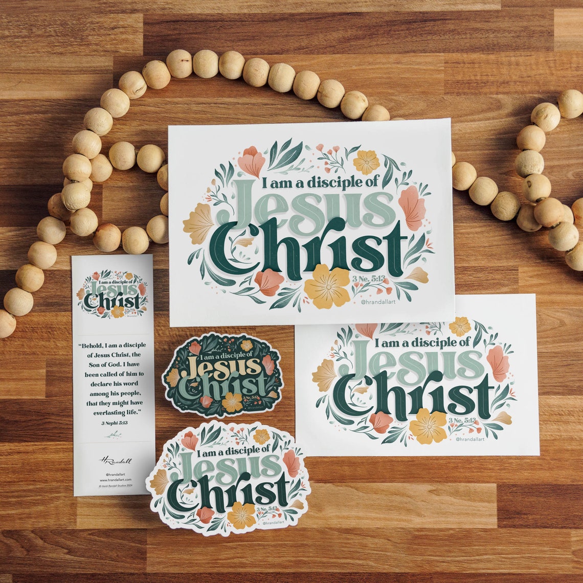 2024 LDS Youth Theme: i Am a Disciple of Jesus Christ Card & Sticker ...