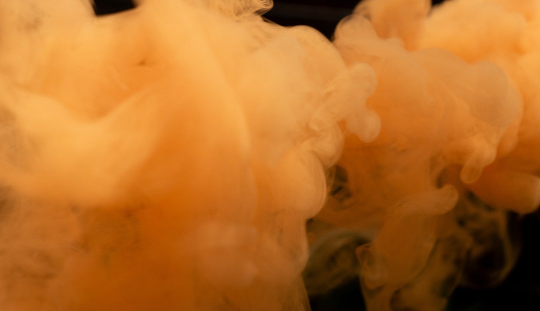 Orange Smoke Overlay, Foggy Background, Spooky Fog Backdrop, Adobe ...