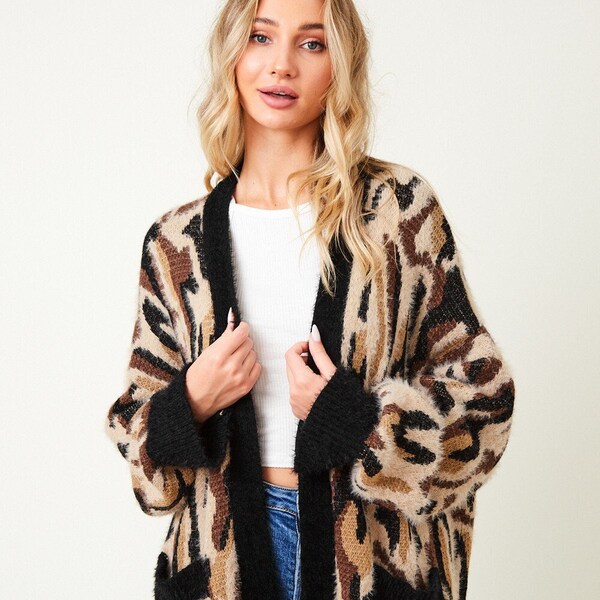 Long Wrap Cardigan - Etsy