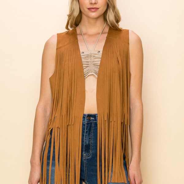 Fringe Vest - Etsy