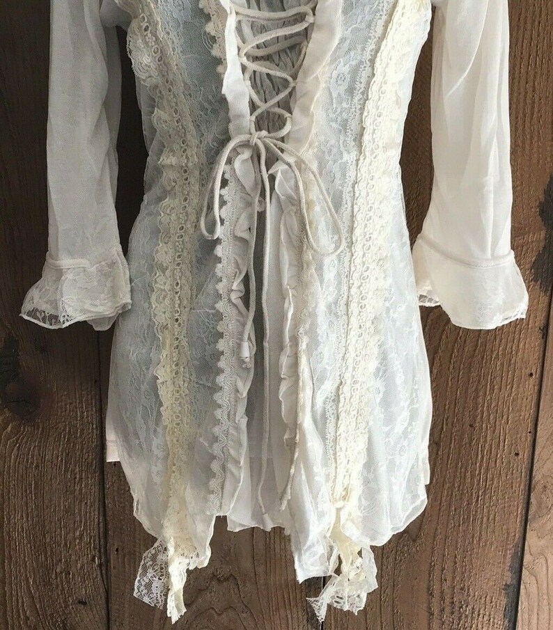 New Pretty Angel Blouse Tunic Top Caramel Ivory SM-XXL Sexy - Etsy