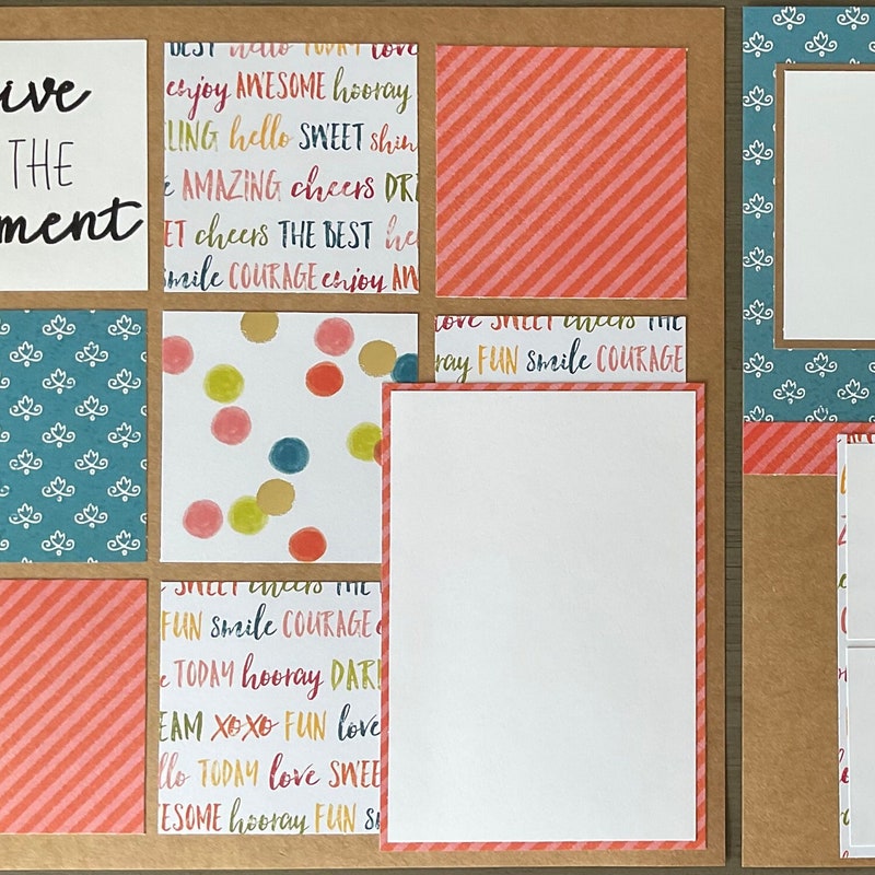 Scrapbook Page Kits - Etsy