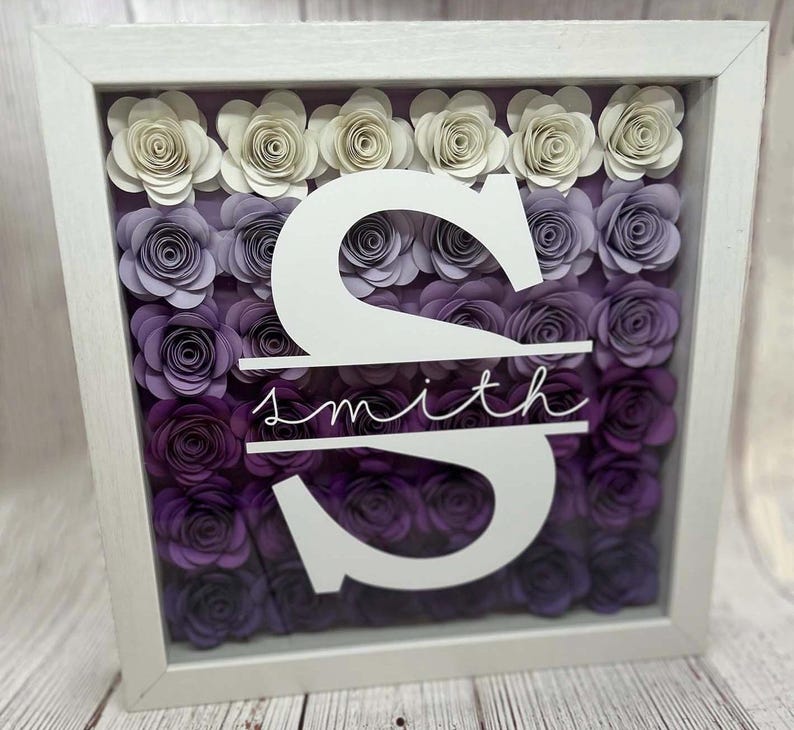 Name Shadow Box - Etsy