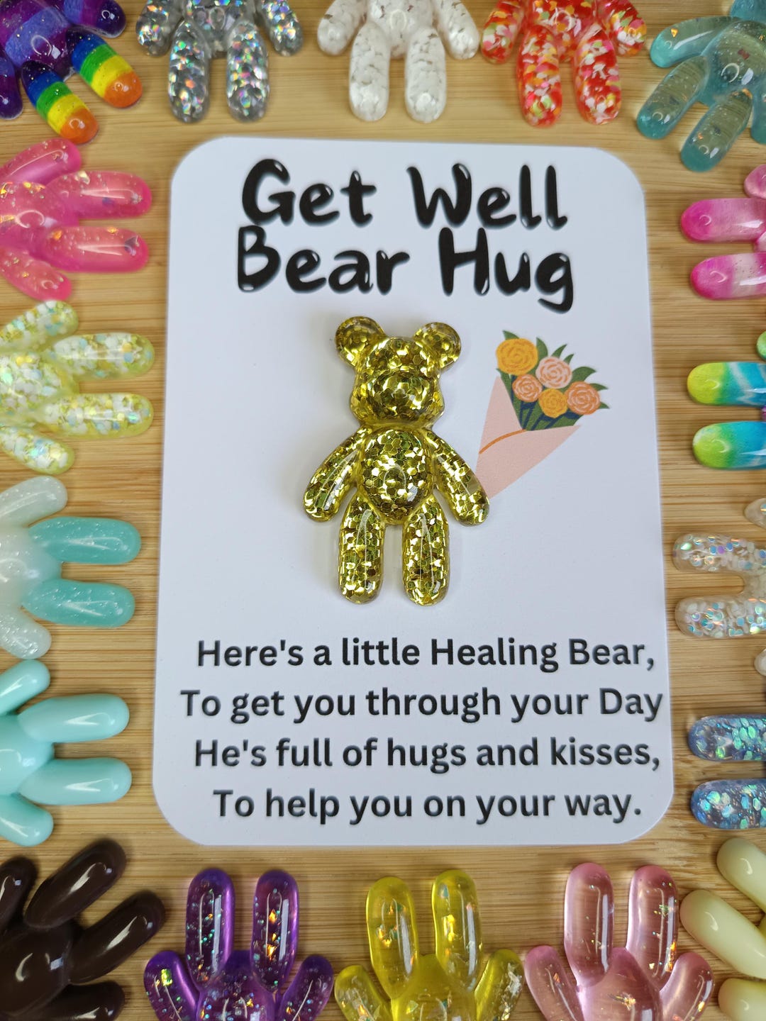 Get Well Bear Hug for Children, Adult Children Gift, Anxiety Gift ...