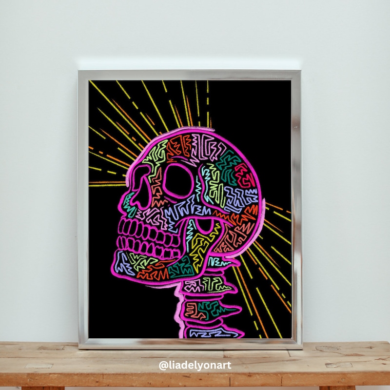Day of the Dead Wall Art - Etsy