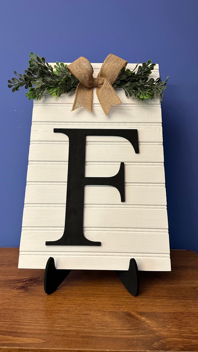 Shabby Monogram Decor/monogram/home Decor/wood Decor/wood Letter/shelf ...