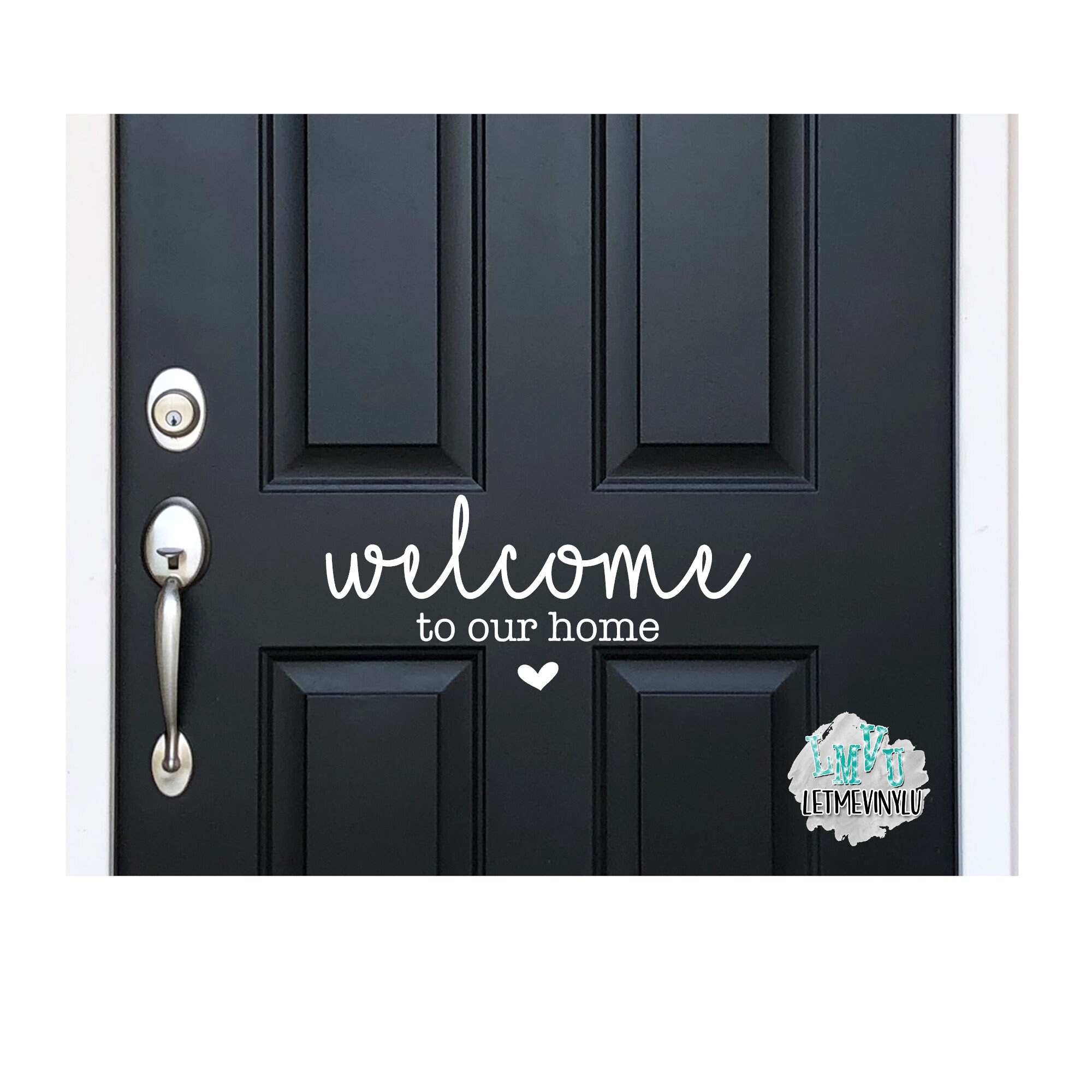 Welcome to Our Home Decal/welcome to My Home/front Door Decal/welcome ...