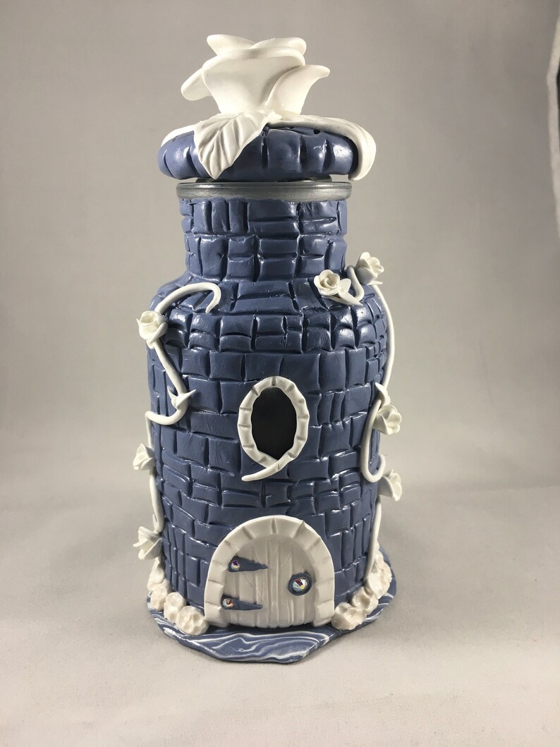 Tooth Fairy House Blue Stone Castle - Etsy
