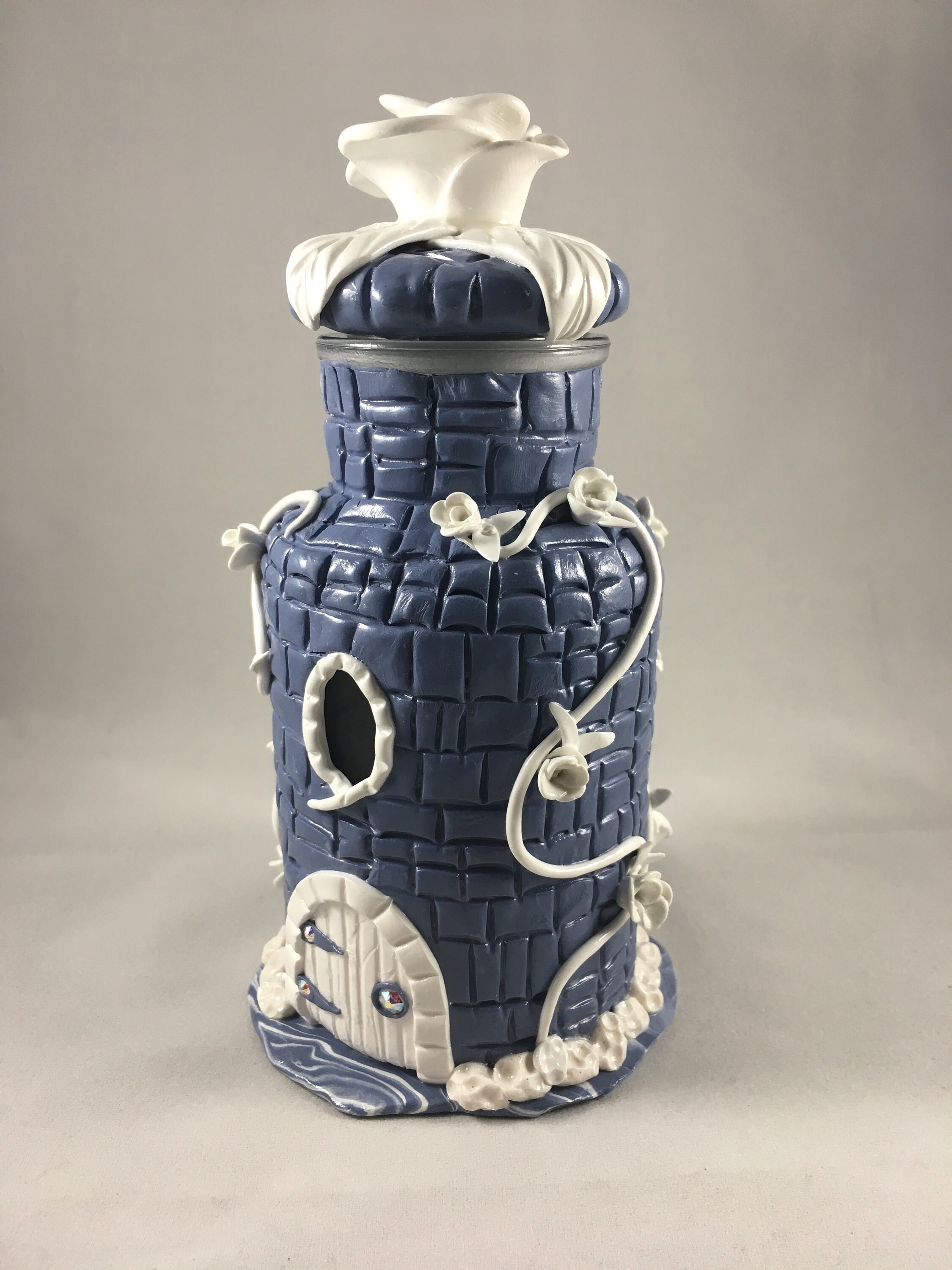 Tooth Fairy House Blue Stone Castle - Etsy