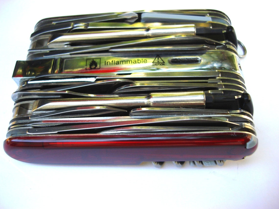 Very Rare Victorinox Swisschamp XXLT With Butane Lighter - Etsy