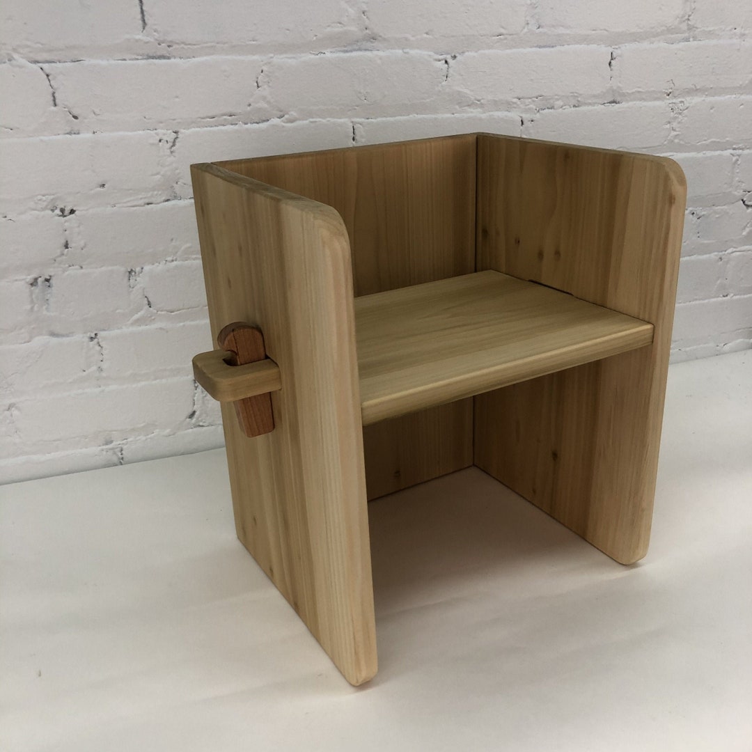 Child Chair-large. Cube Chair, Montessori Weaning Chair - Etsy