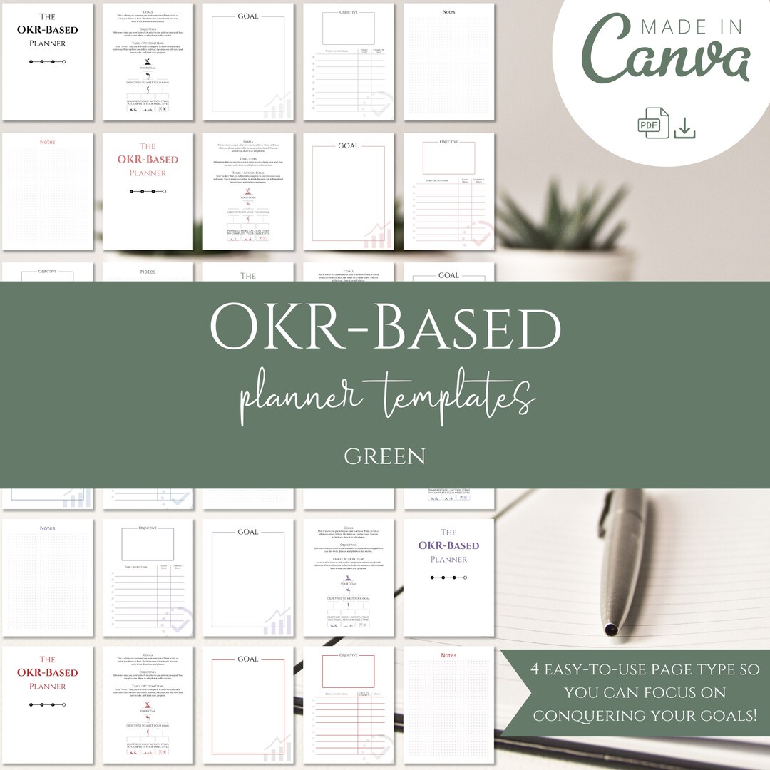 Simple Goal Tracker, Goal Planner, Goal Setting Log, Objectives and Key ...