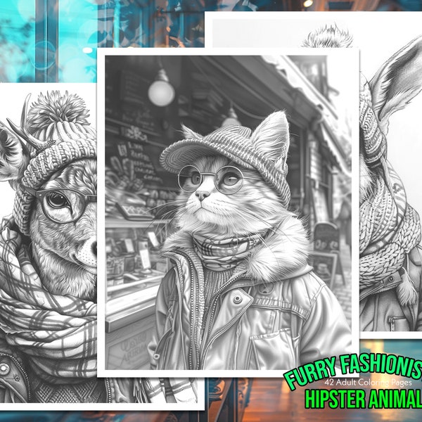 Adult Furry Coloring Book - Etsy