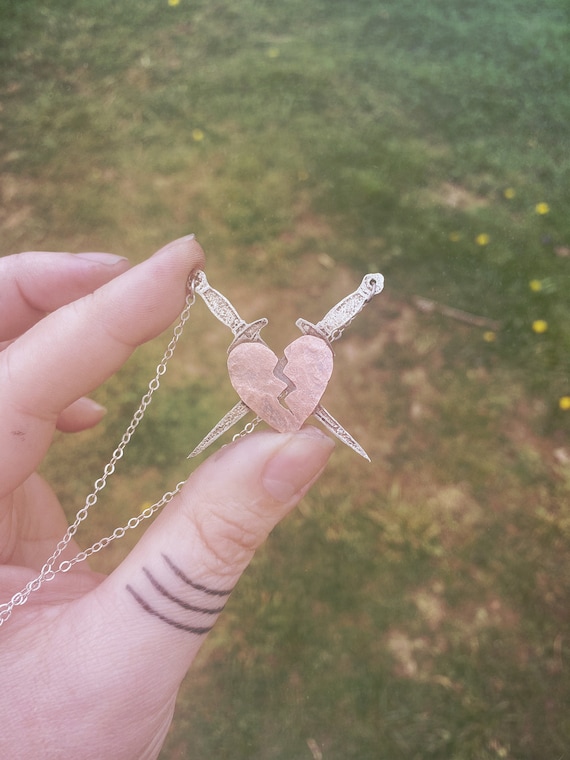 Broken Heart With Dagger