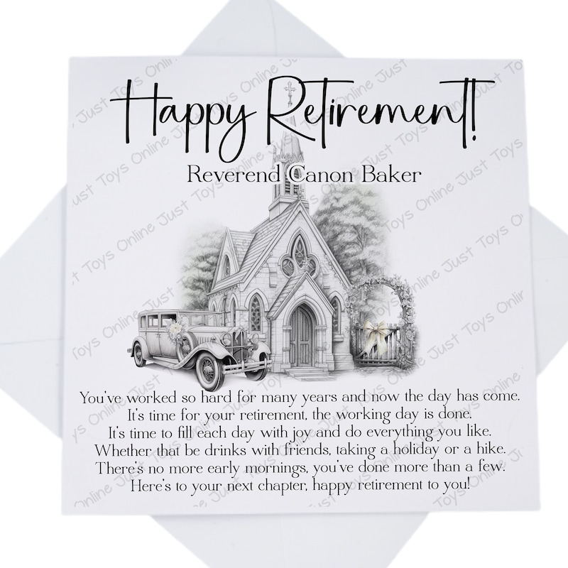 Vicar Leaving Card - Etsy UK