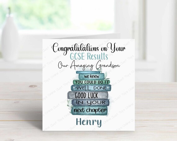Personalised Congratulations Well Done GCSE A Level Results - Etsy UK