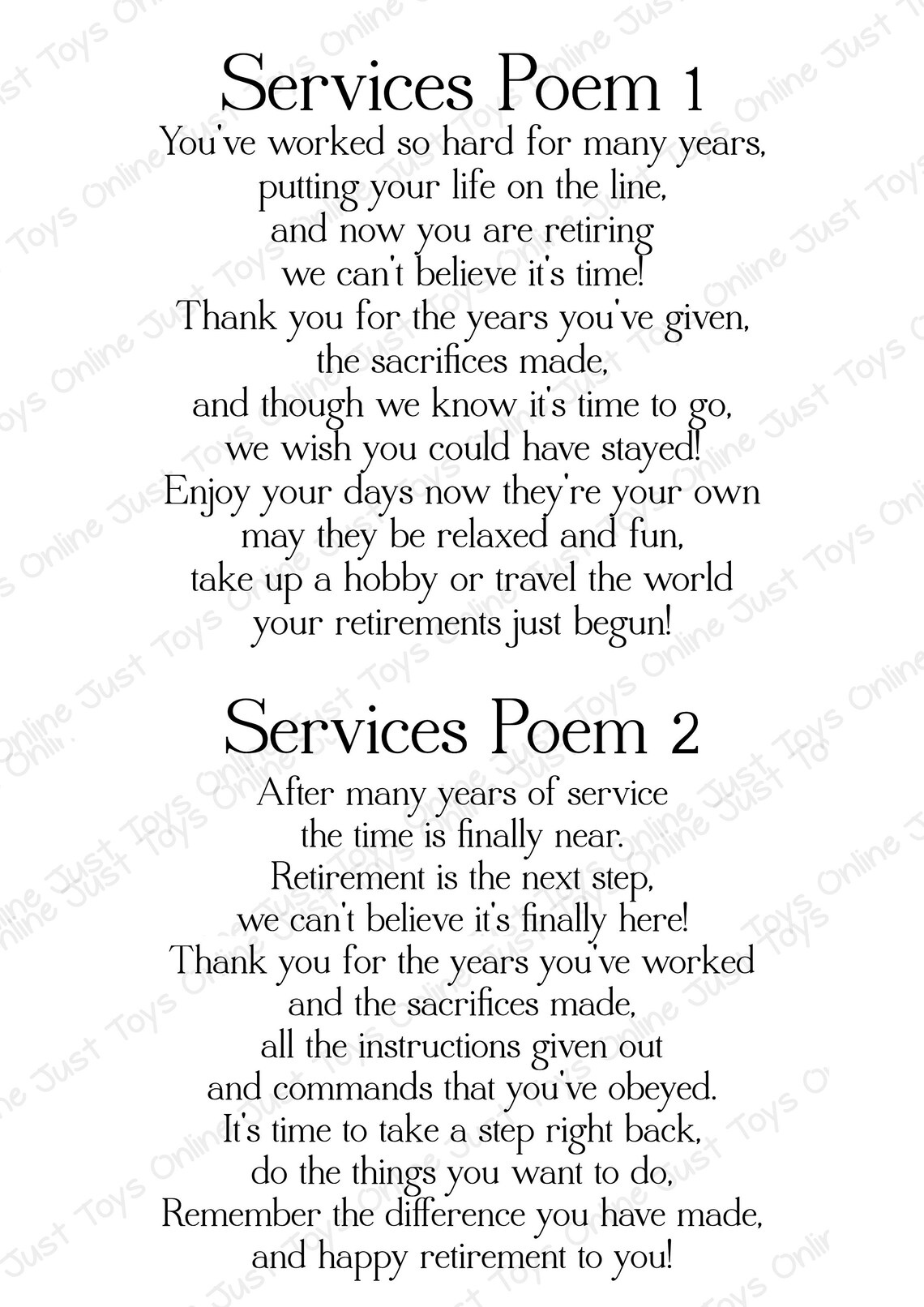 RAF Happy Retirement Card, Personalised Retirement Card With Poem Verse ...