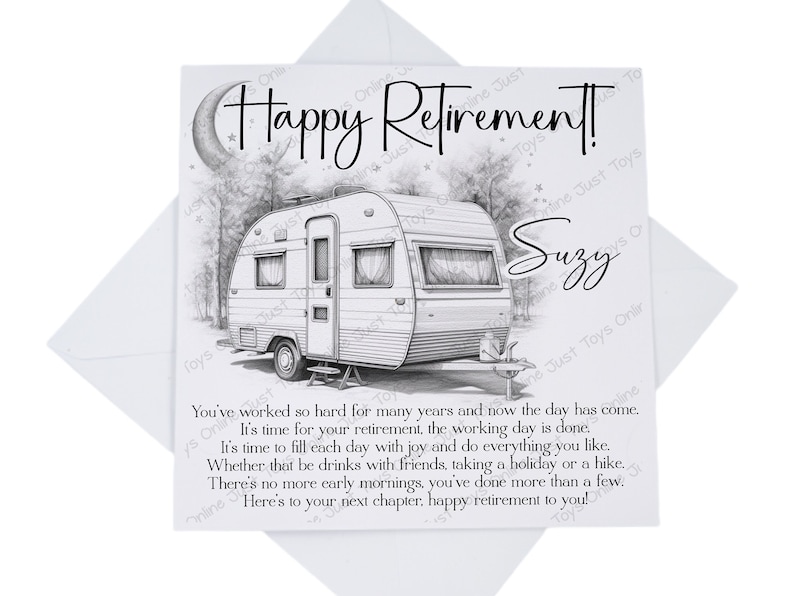Happy Retirement Card, Personalised Retirement Card With Poem Verse, on ...