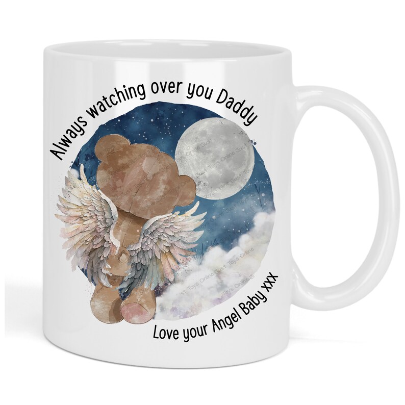 Baby Loss Mug, Angel Baby Personalised Mug, Bereavement Sympathy ...