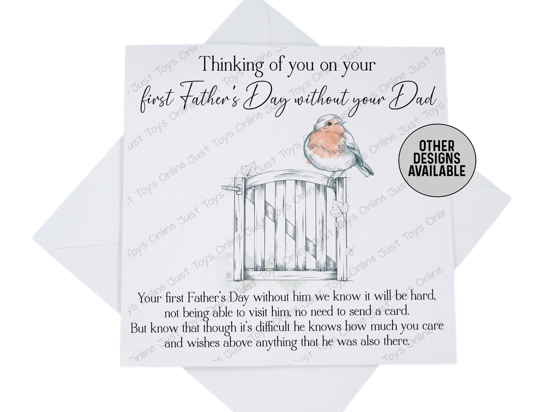 Thinking of You on Father's Day Card, First Fathers Day Without Him ...
