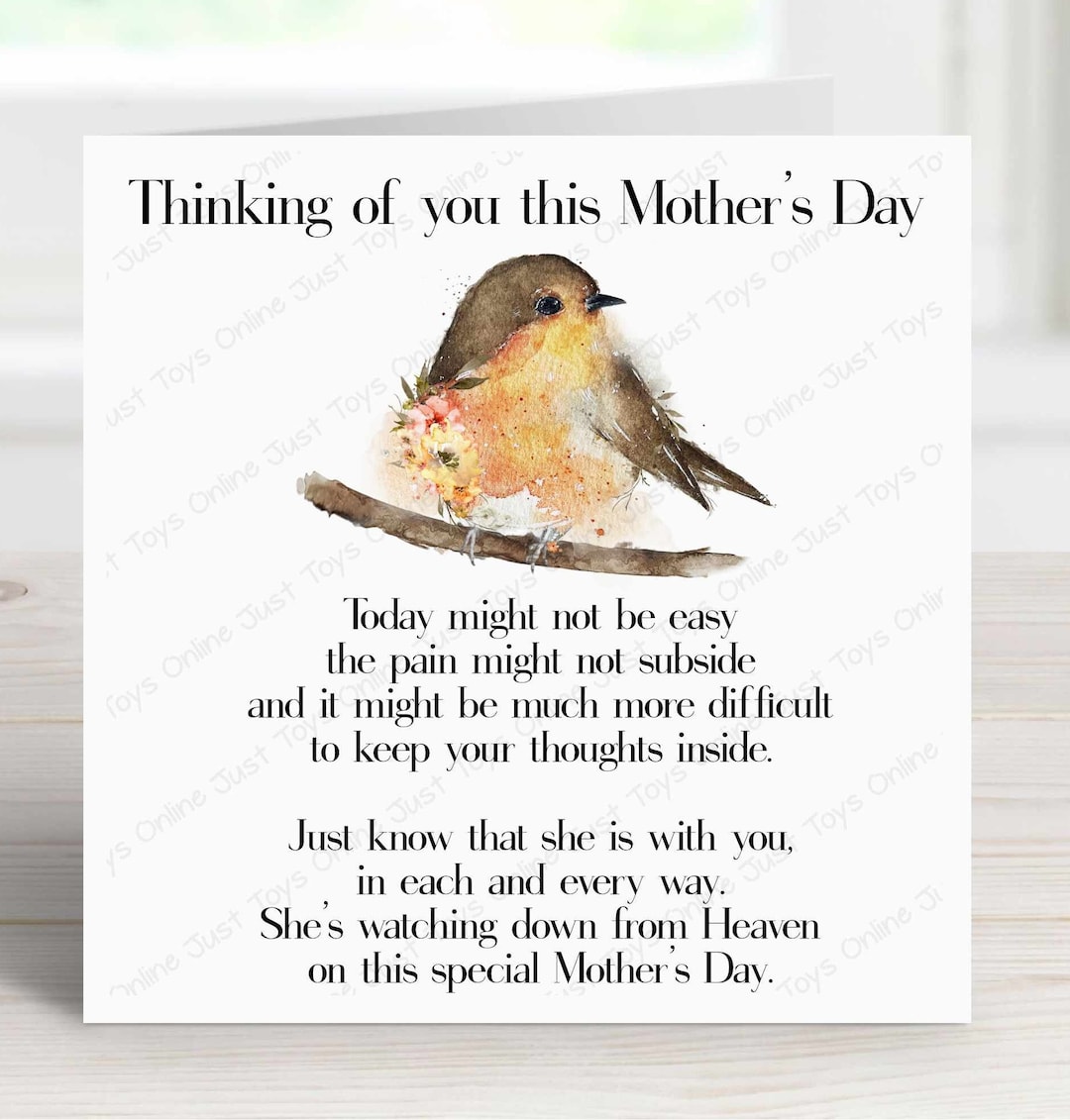 Thinking of You on Mother's Day Card, Sympathy Loss Card for Friend ...