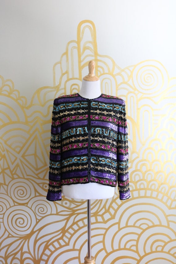 Vintage 90s sequin jacket - Gem