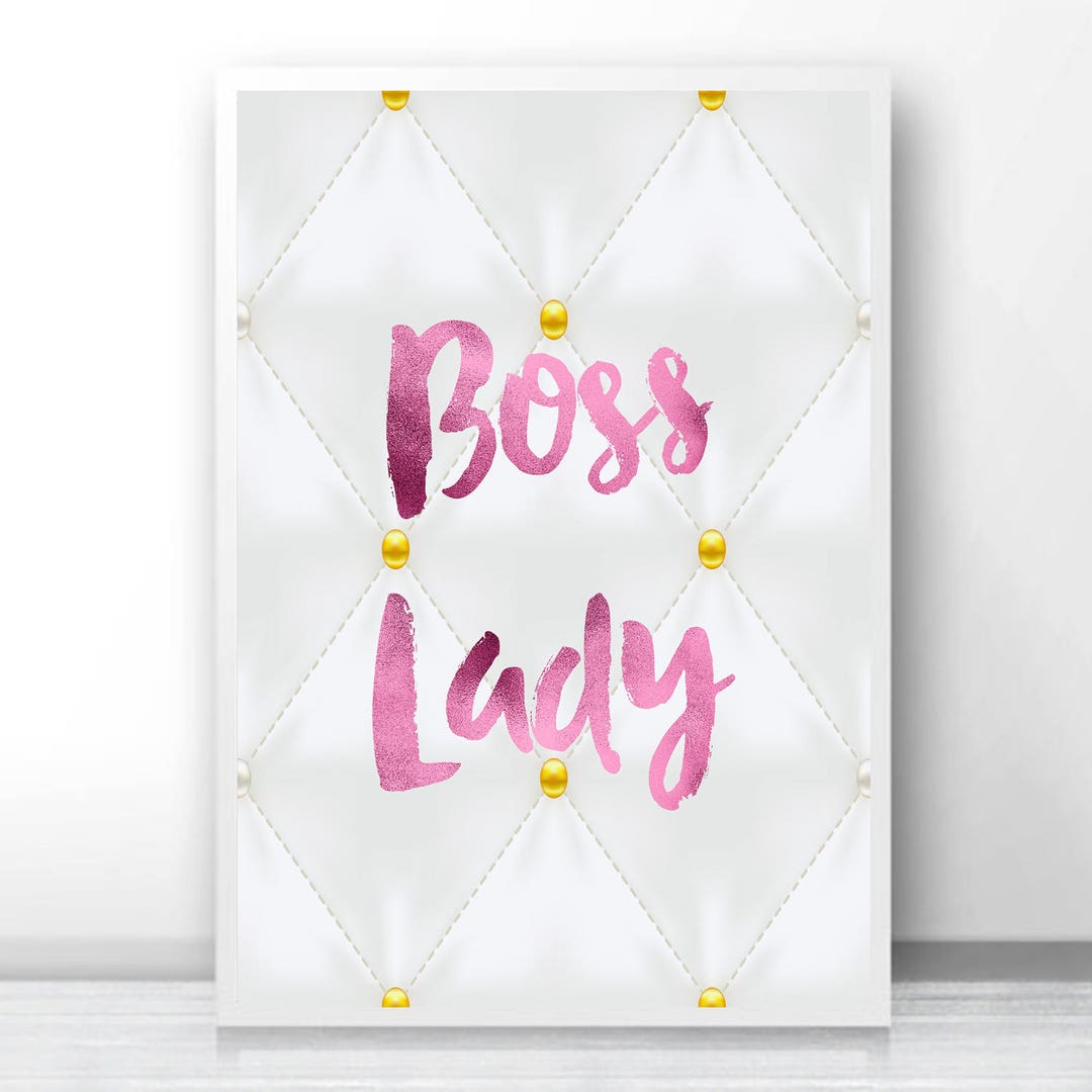 Boss Lady Wall Art Boss Lady Print Boss Lady Printable Boss - Etsy