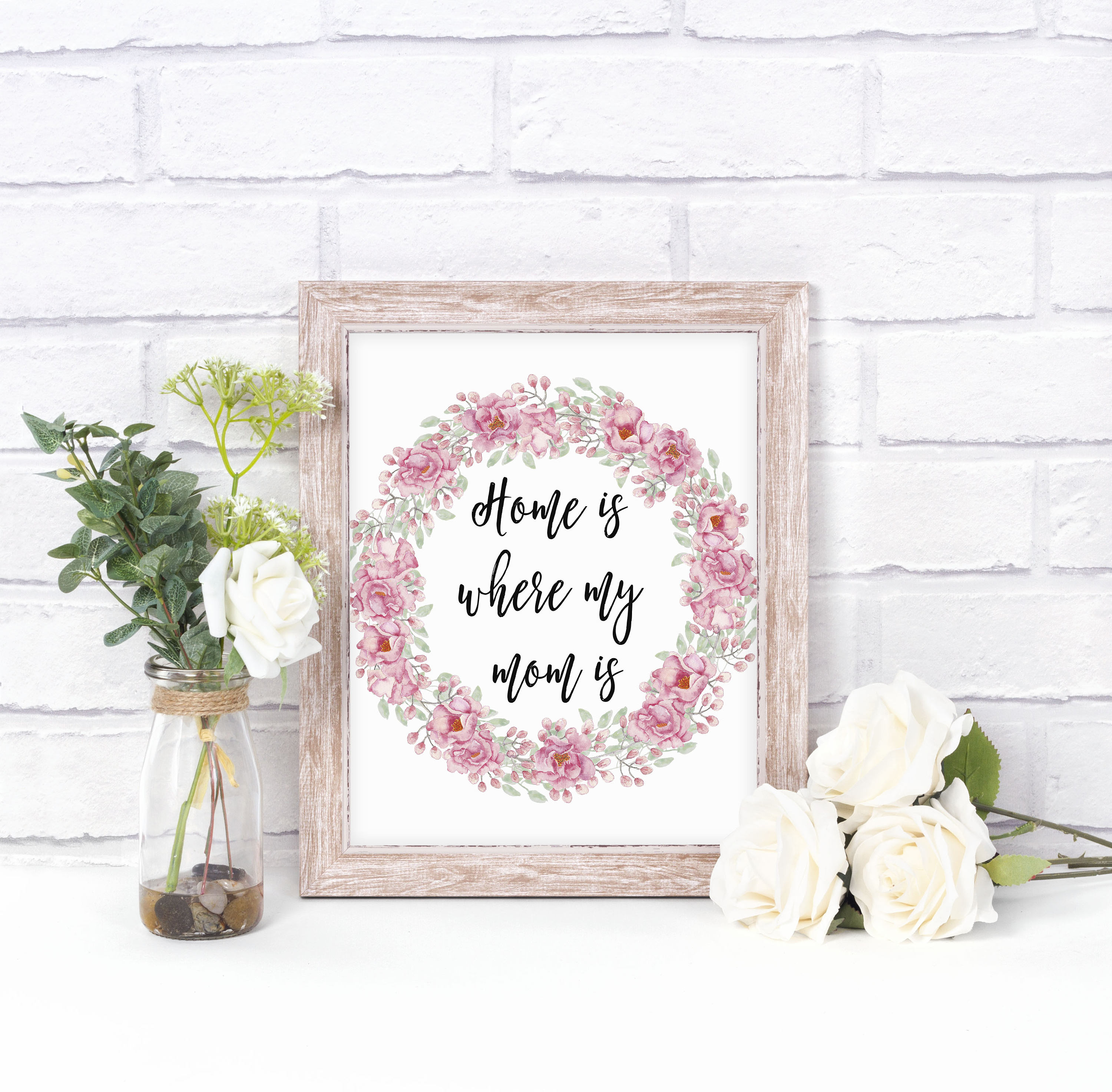 Home is where my mom home is where mom us long distance mom | Etsy