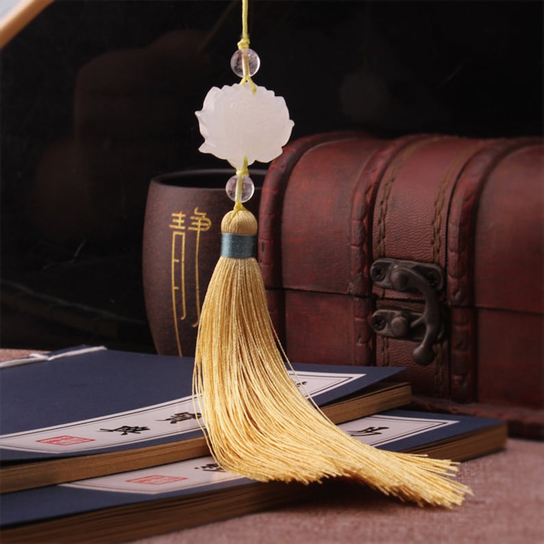 32 Color to Choose1pc 120mm White Jade Silk Tassel tassel | Etsy