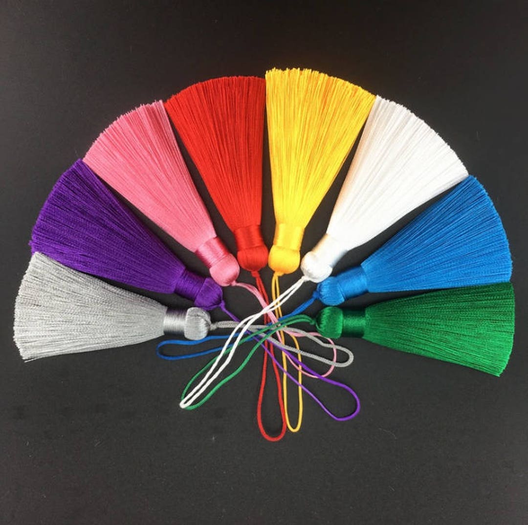 32 Color to Choose,2/10pcs 80mm Tassels Craft, Tassel Accessories,silk ...