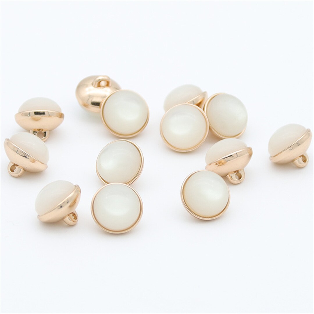 Metal Frame Opal Buttons: DIY Shirt, Jacket, Sweater Craft (2/10/20pcs ...